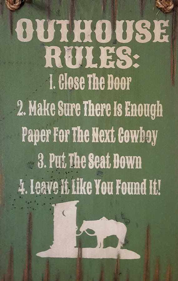 Funny Outhouse Sayings