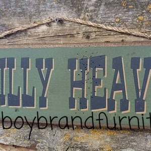 Hillbilly Heaven, Antiqued, Rustic, Lodge, Cabin, Western, Wooden Sign ...