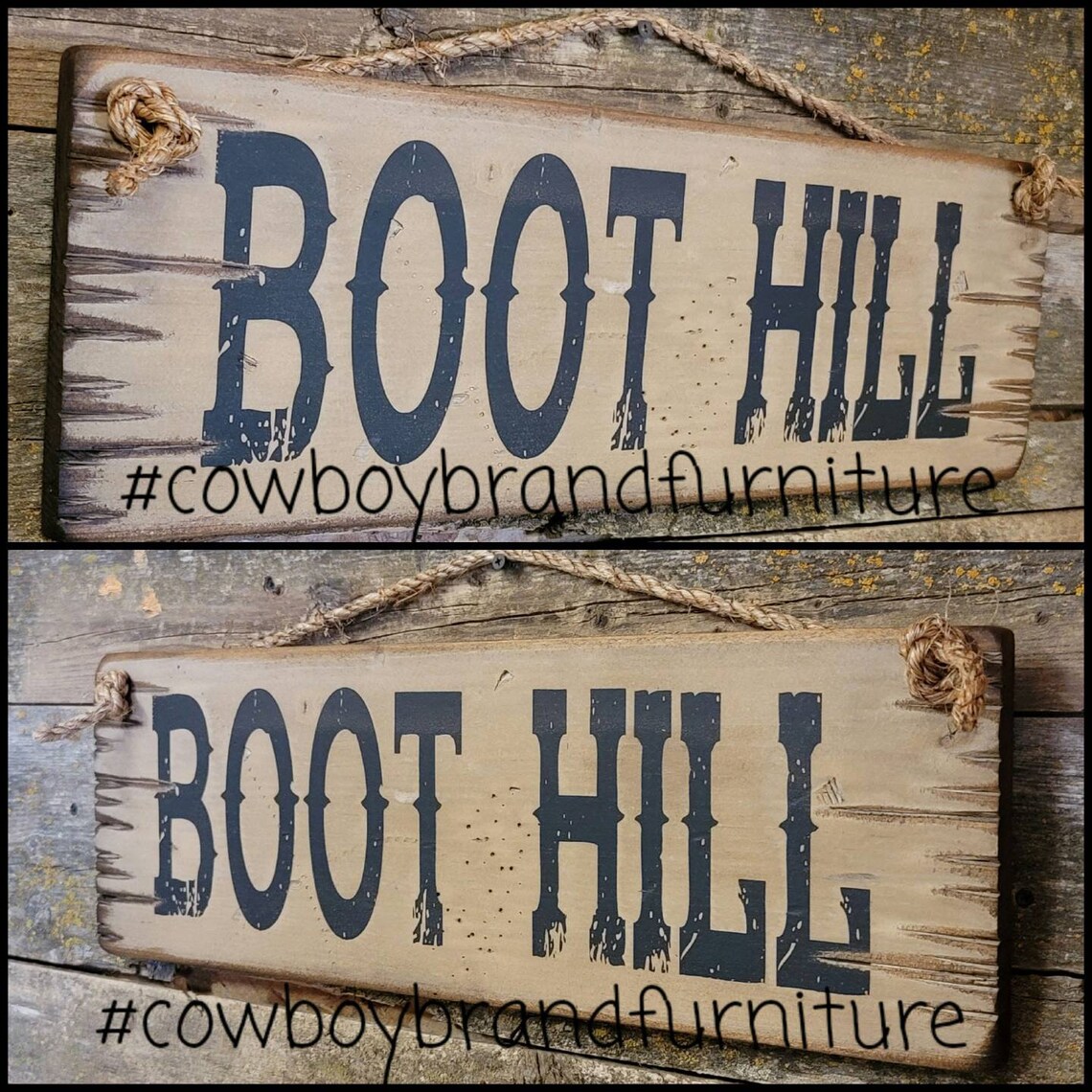 Boot Hill, Western, Antiqued, Wooden Sign - Etsy