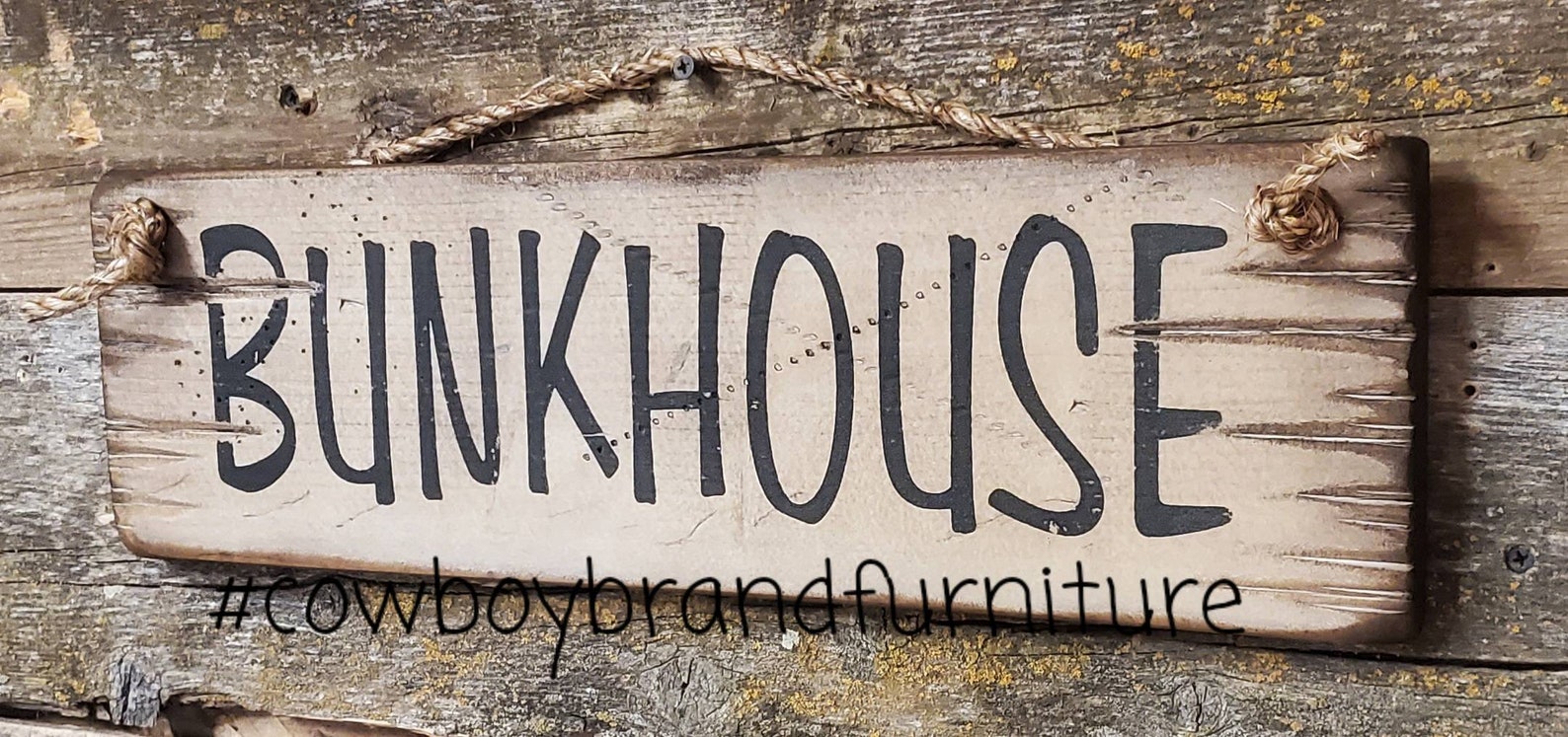 Bunkhouse Western Wooden Antiqued Sign - Etsy