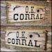 OK Corral Western Antiqued Wooden Sign - Etsy