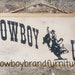 Cowboy Up, Western, Antiqued, Wooden Sign - Etsy