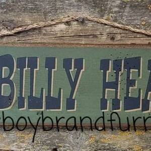 Hillbilly Heaven, Antiqued, Rustic, Lodge, Cabin, Western, Wooden Sign ...