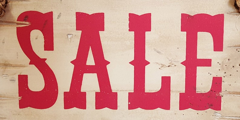 SALE Western Antiqued Rustic Wooden Sign | Etsy