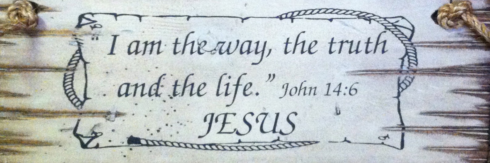 I Am The Way The Truth And The Life John 14:6 Antiqued | Etsy