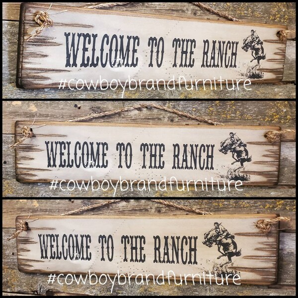 Wooden Ranch Sign - Etsy