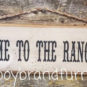 Welcome to the Ranch, Western, Antiqued, Wooden Sign - Etsy