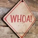 Whoa Western Antiqued Wooden Sign - Etsy