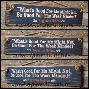What's Good for Me Might Not Be Good for the Weak Minded-augustus ...