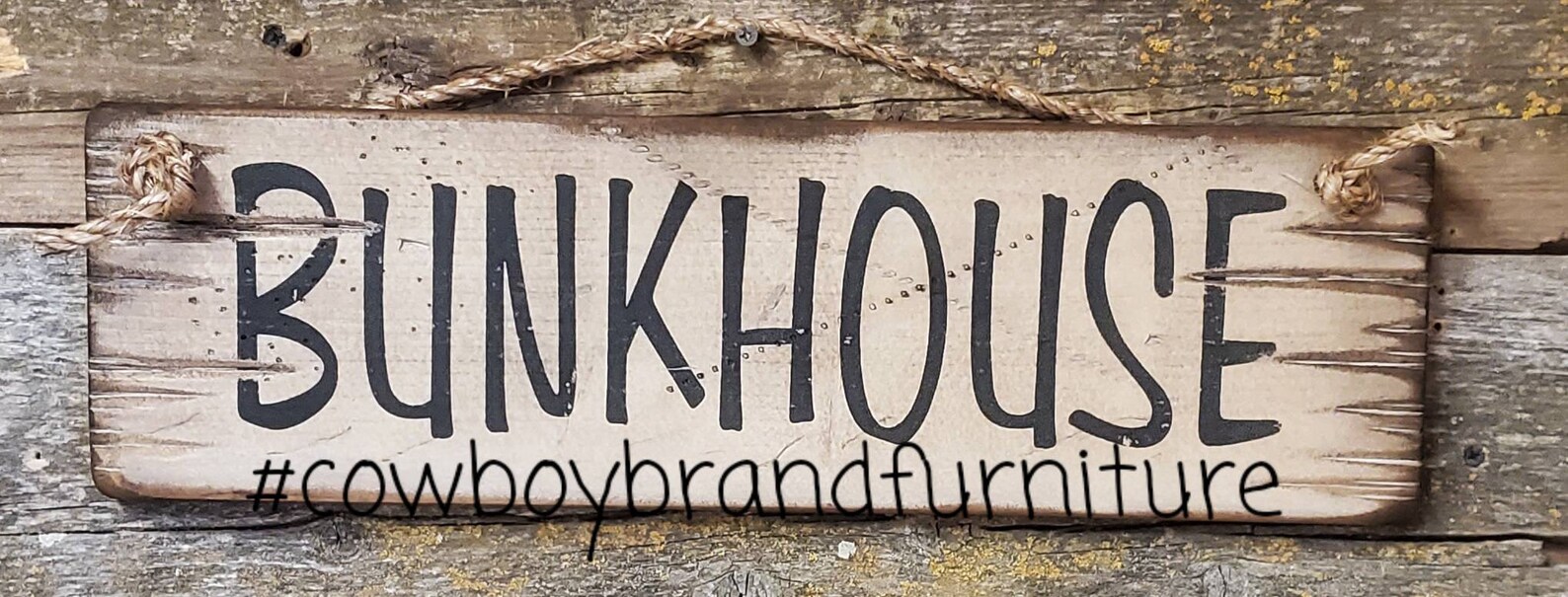 Bunkhouse Western Wooden Antiqued Sign - Etsy