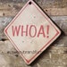 Whoa, Western, Antiqued, Wooden Sign - Etsy