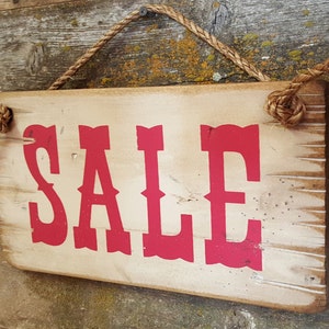 SALE, Western, Antiqued, Rustic, Wooden Sign - Etsy