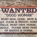 Wanted: Good Woman, Humorous, Western, Antiqued, Rustic, Vintage ...
