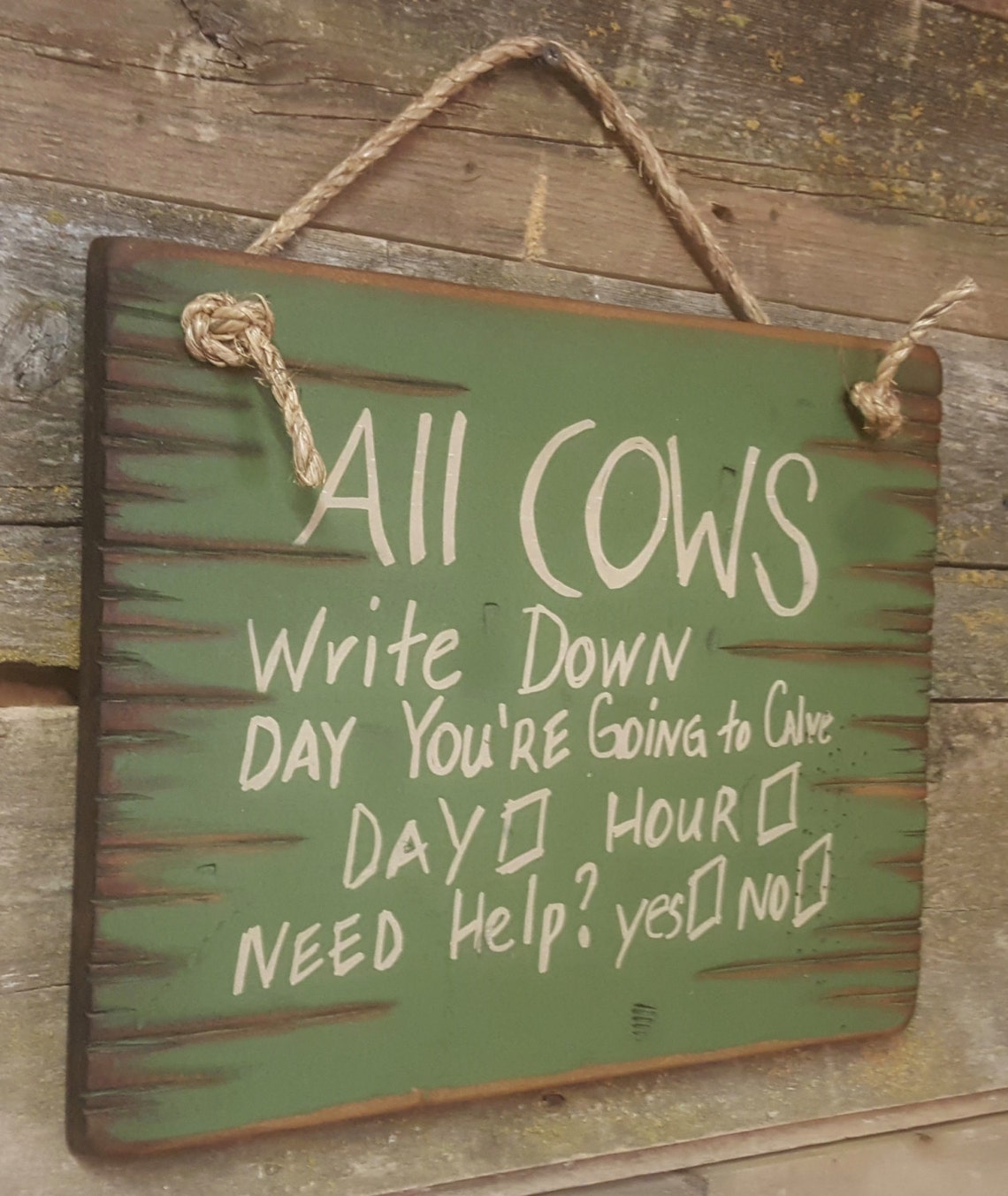 All Cows Write Down Day You're Going To Calve Humorous | Etsy