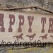 Happy Trails, Western, Antiqued, Wooden Sign - Etsy
