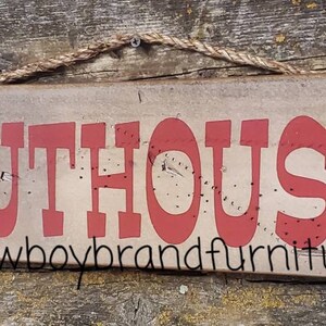Outhouse, Antiqued, Wooden Sign - Etsy