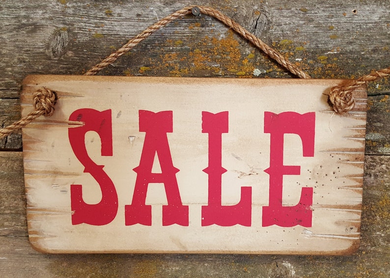 SALE Western Antiqued Rustic Wooden Sign | Etsy