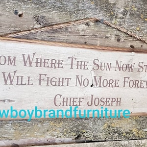 From Where the Sun Now Stands I Will Fight No More Forever, Chief ...