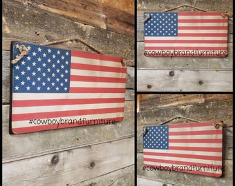 Old Glory Rustic Sign - Etsy