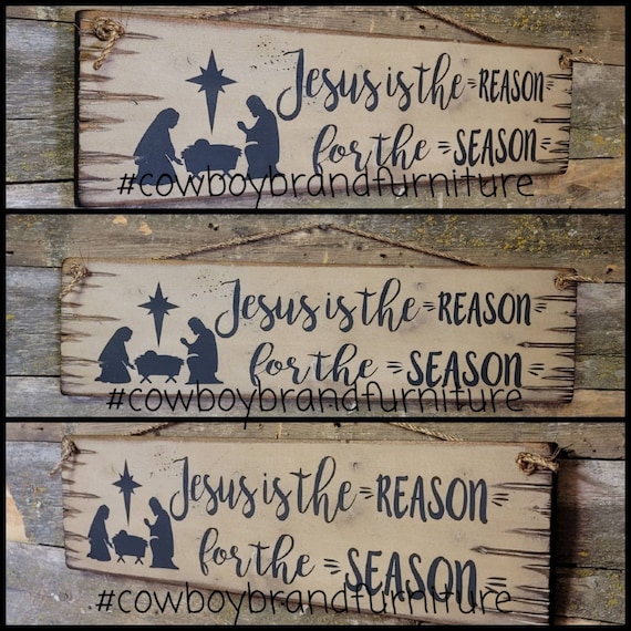 Jesus is the Reason for the Season Christmas Vintage - Etsy