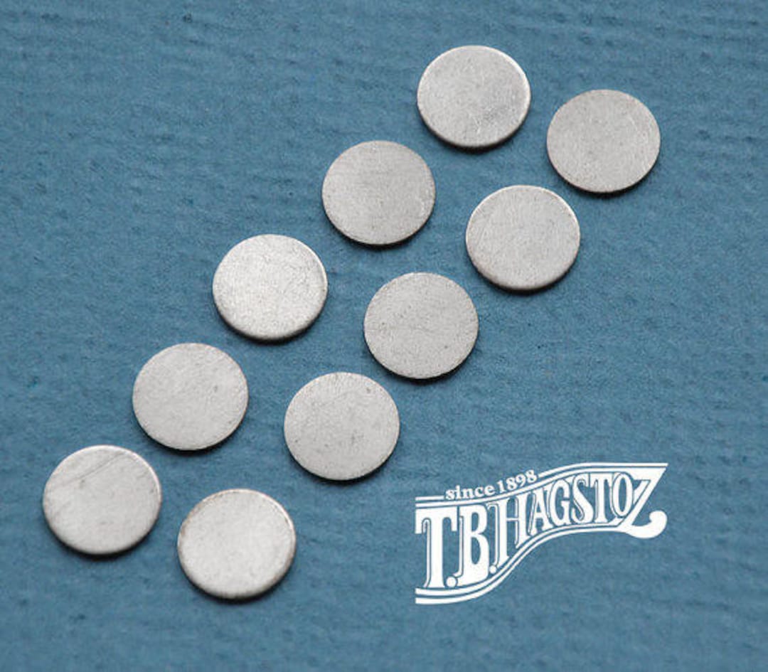Sterling Silver Round Discs 24 Gauge - Round Discs, Round Stamping ...