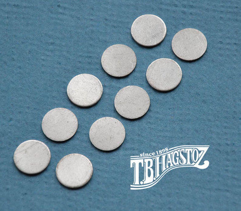 Sterling Silver Round Discs 24 Gauge - Round Discs, Round Stamping ...