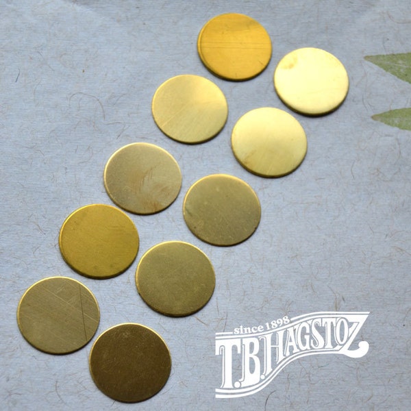 Brass Disc - Etsy