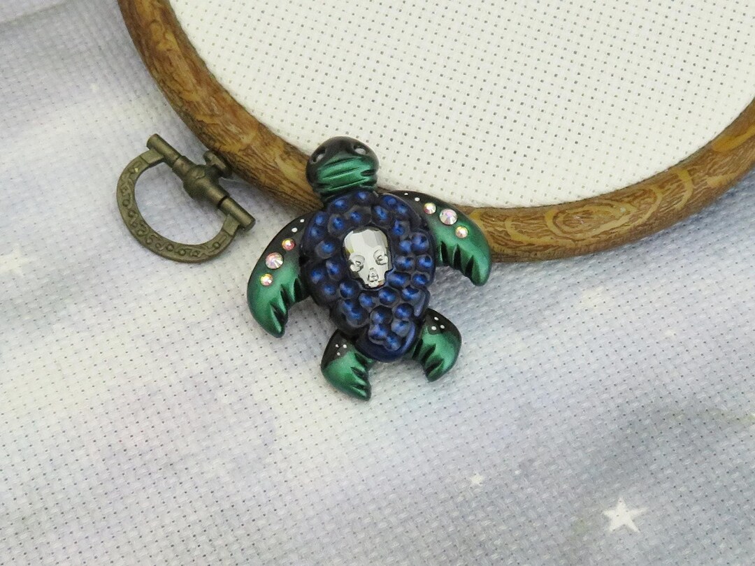 Sea Turtle Needle Minder "craniumorus Ii" / Magnetic Needle Holder for ...