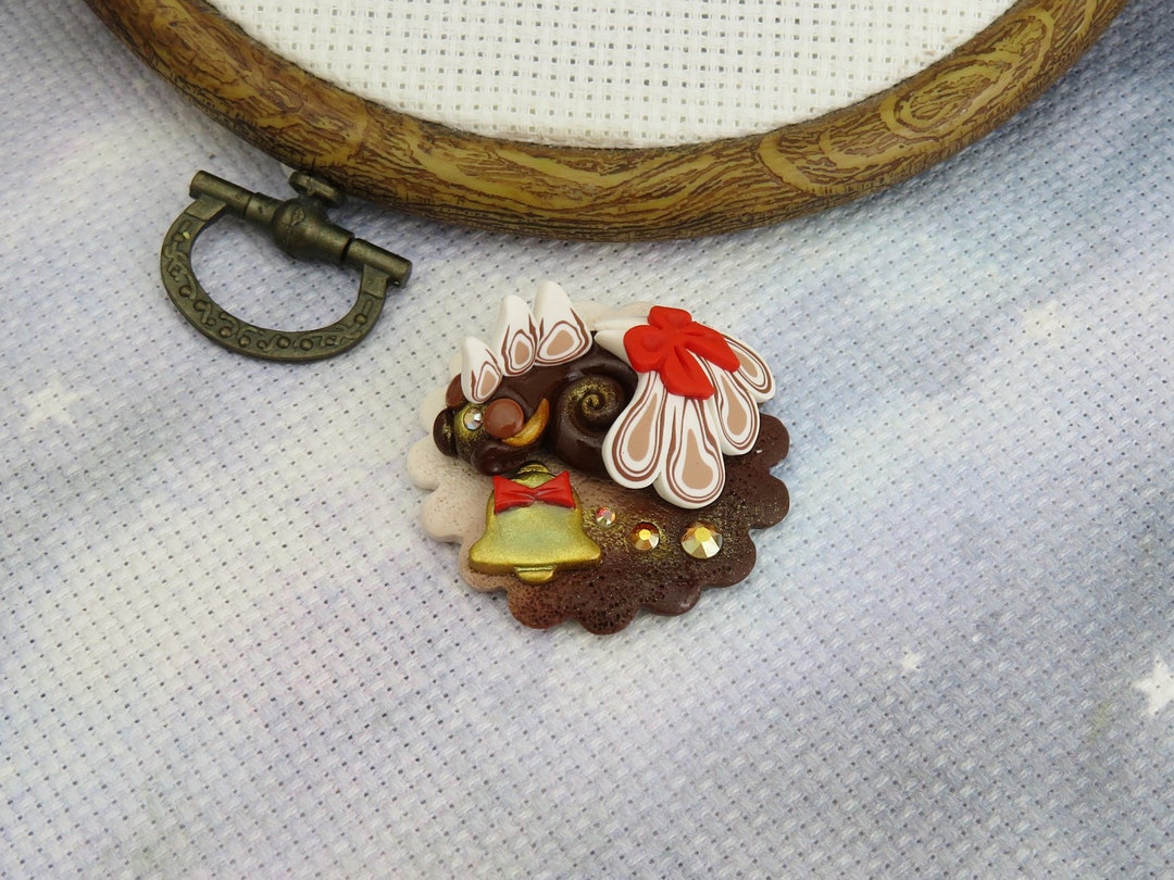 Sleeping Dragon Needle Minder "gingerbread" / Magnetic Needle Holder ...
