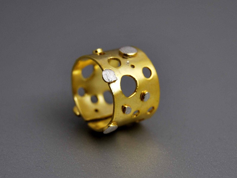 Dots Circles Open Statement Wide Geometric Playful Design - Etsy