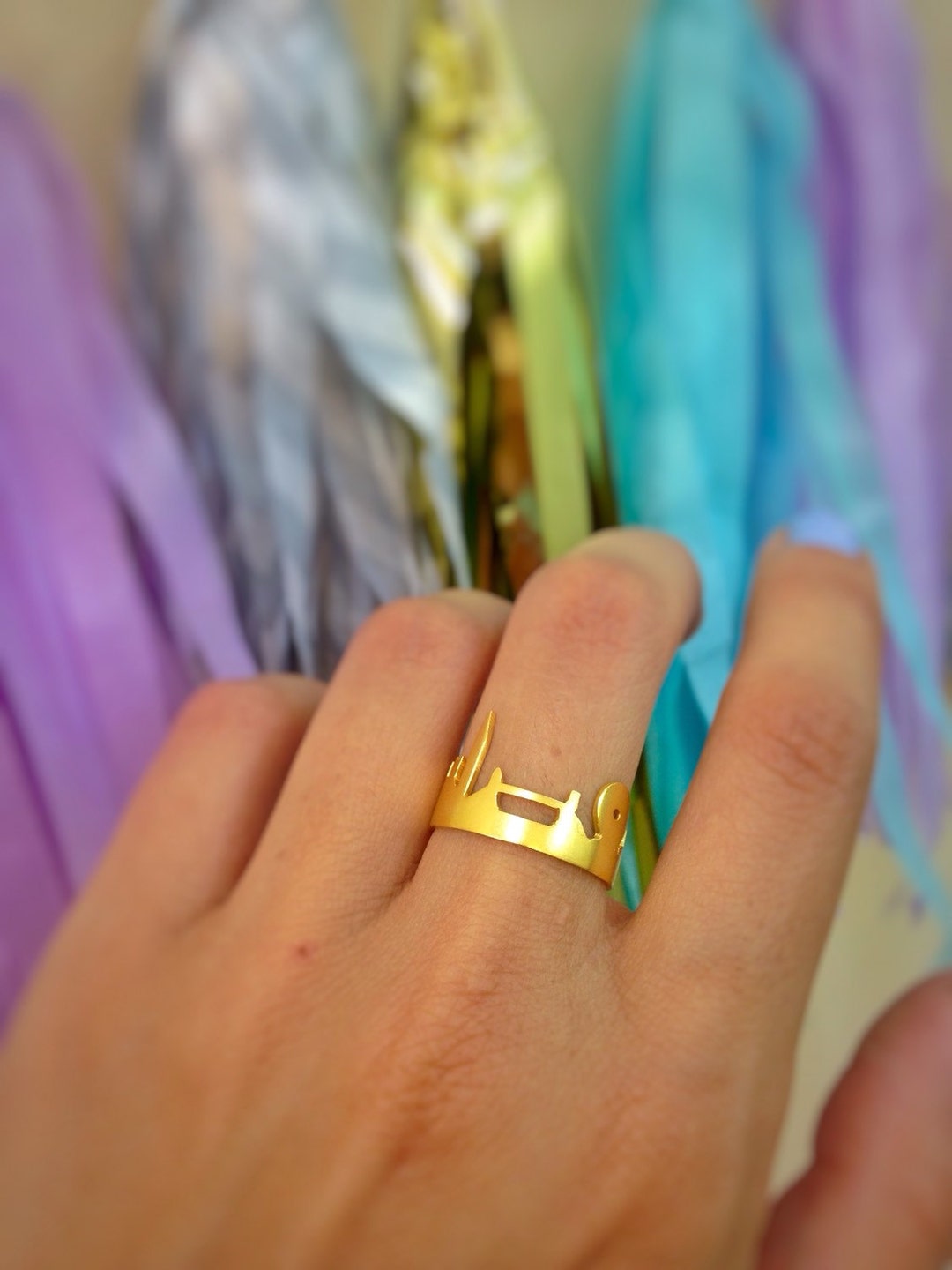 London Baby Statement Ring Sterling Silver Hand Sawn London City ...