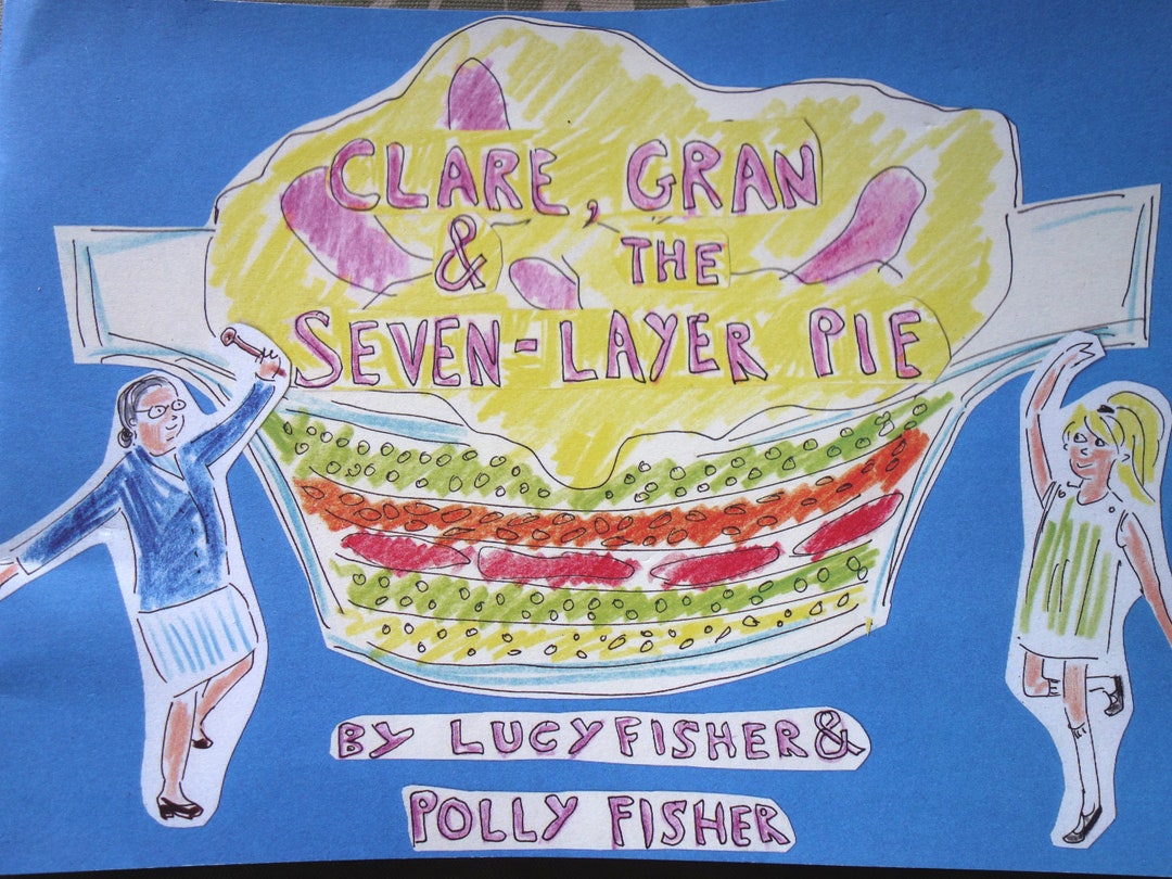 Illustrated Children's Book: Clare, Gran and the Seven-layer Pie - Etsy