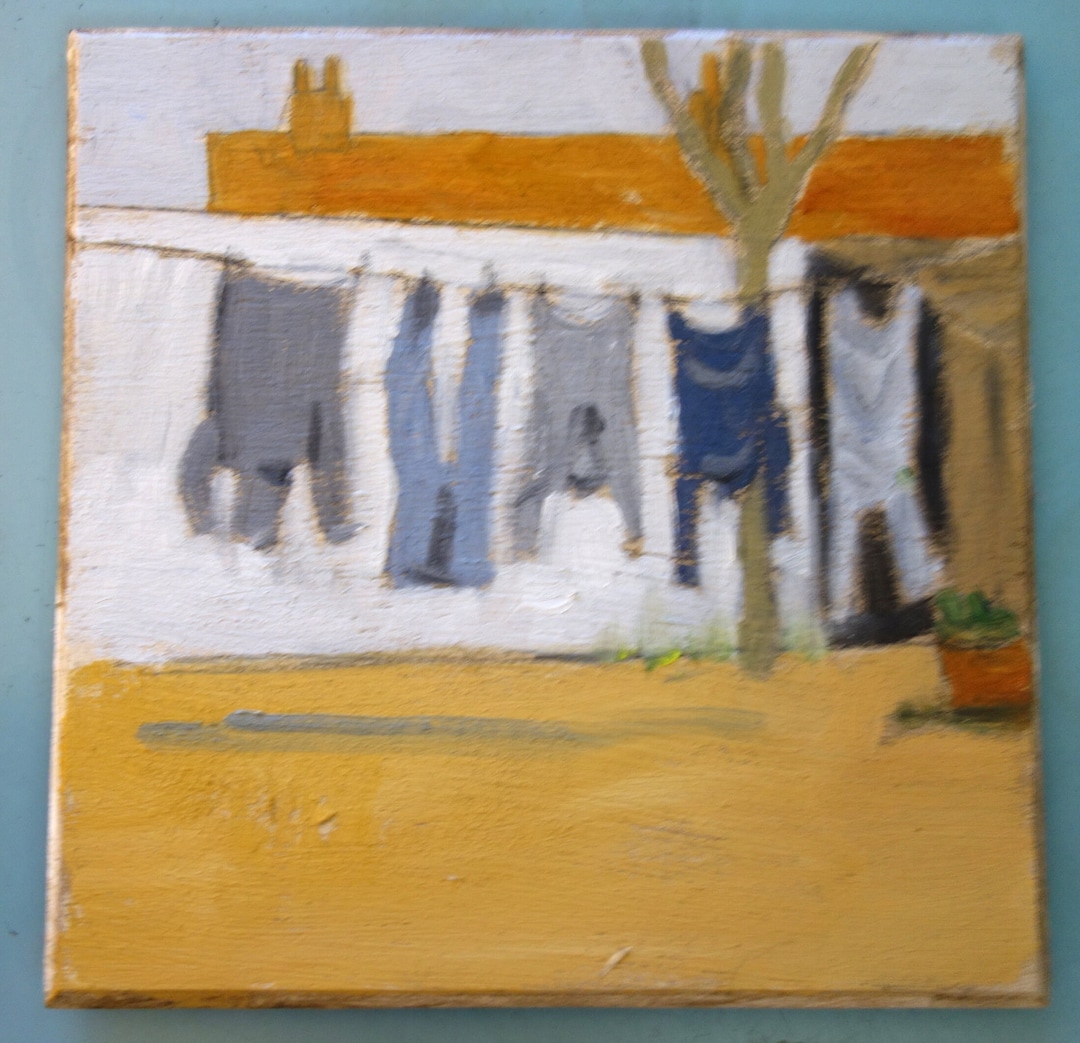 Washing Line (painting) - Etsy