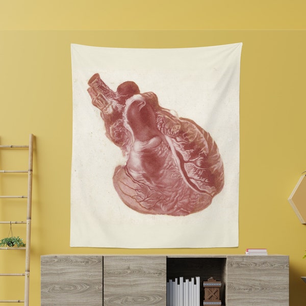 Heart Anatomy Tapestry - Etsy