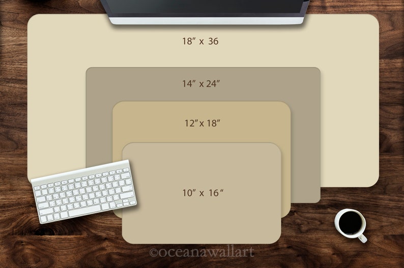 Monet Desk MAT Multiple Sizes Landscape Desk Mat Art Desk | Etsy