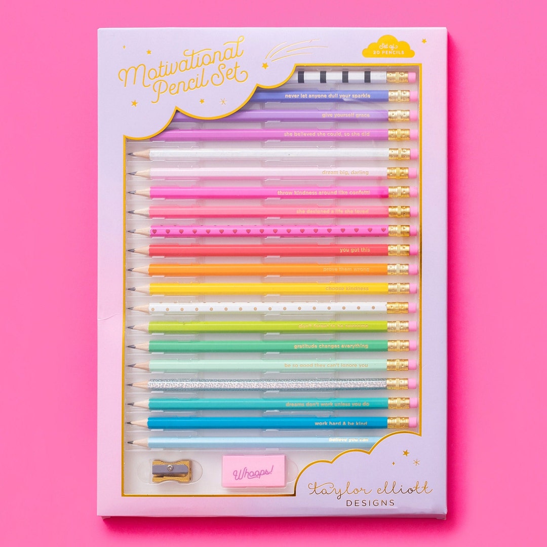 Motivational Pencils - Imprinted Pencils Stationery School Supplies ...