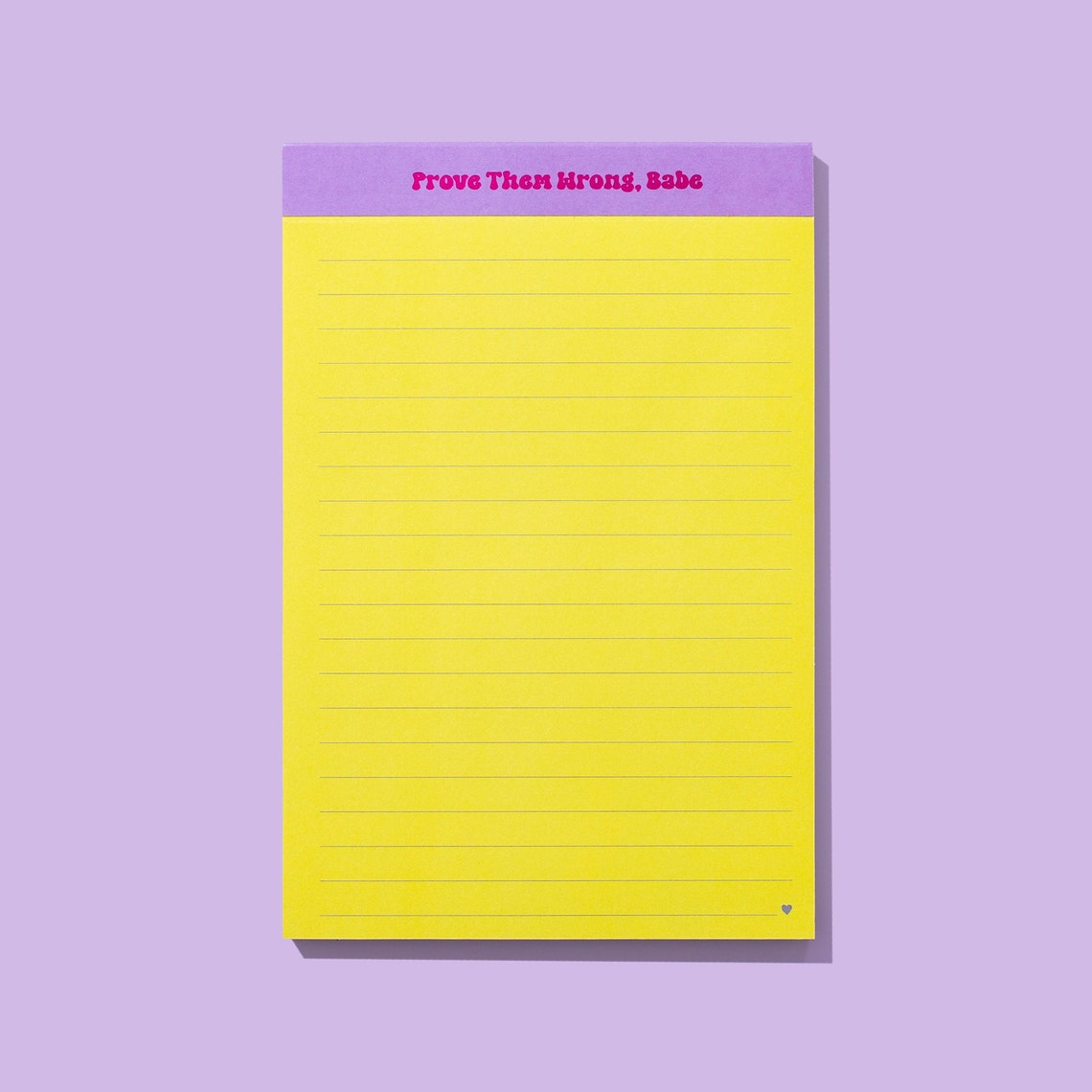 Motivational Notepad: Prove Them Wrong List Pad (teacher Gift) - Etsy