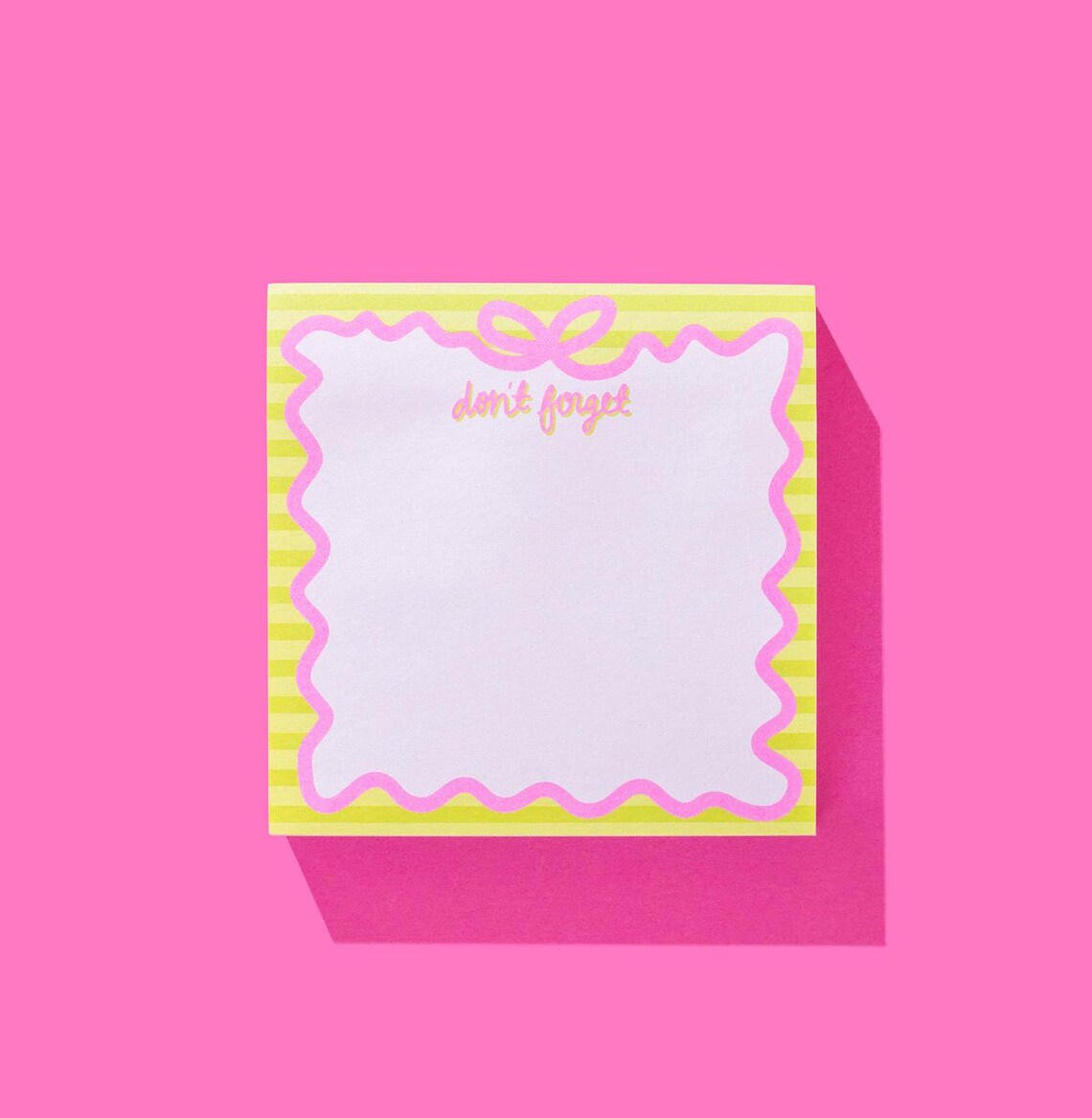 Bow Sticky Reminder Pad - Post It Notes Sticky Notes School Supplies ...