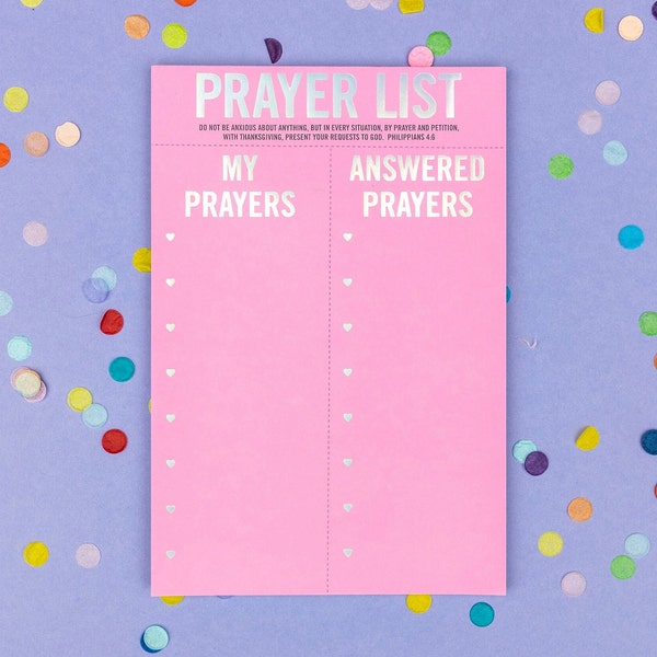 School Prayer List - Etsy