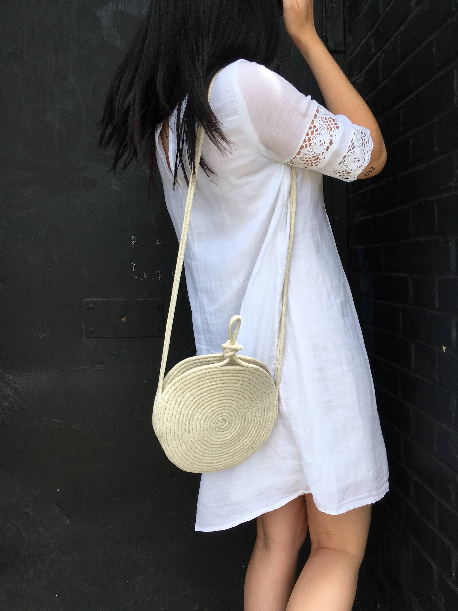 Small Crossbody Bag Rope Purse | Etsy