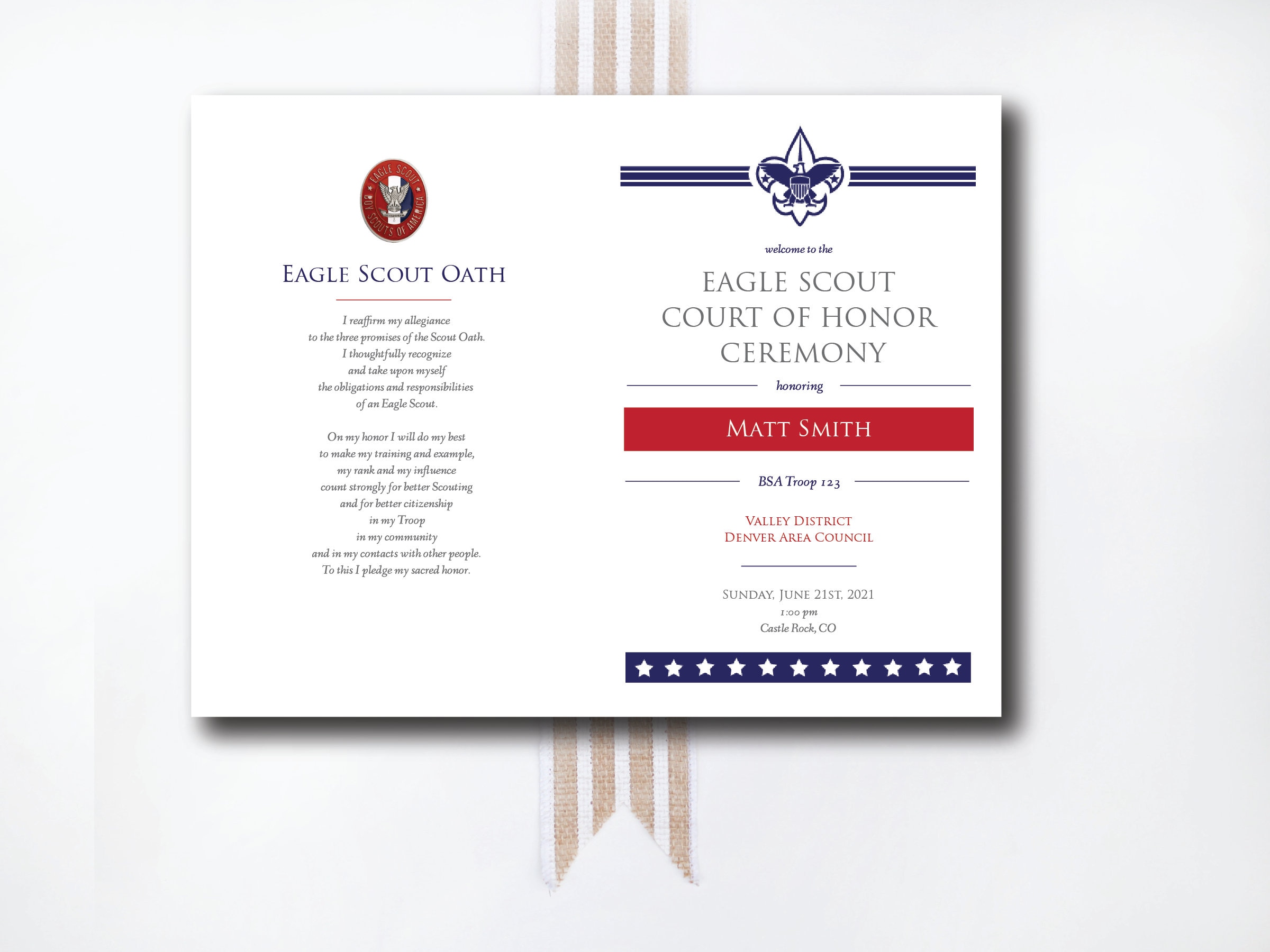Eagle Scout Certificate Template
