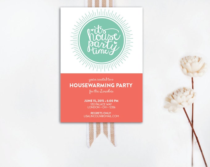 INSTANT DOWNLOAD Housewarming Invitation / Housewarming Party / New ...