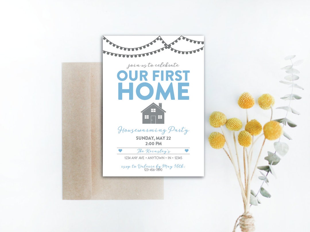 INSTANT DOWNLOAD Housewarming Invitation / Housewarming Party Invite ...
