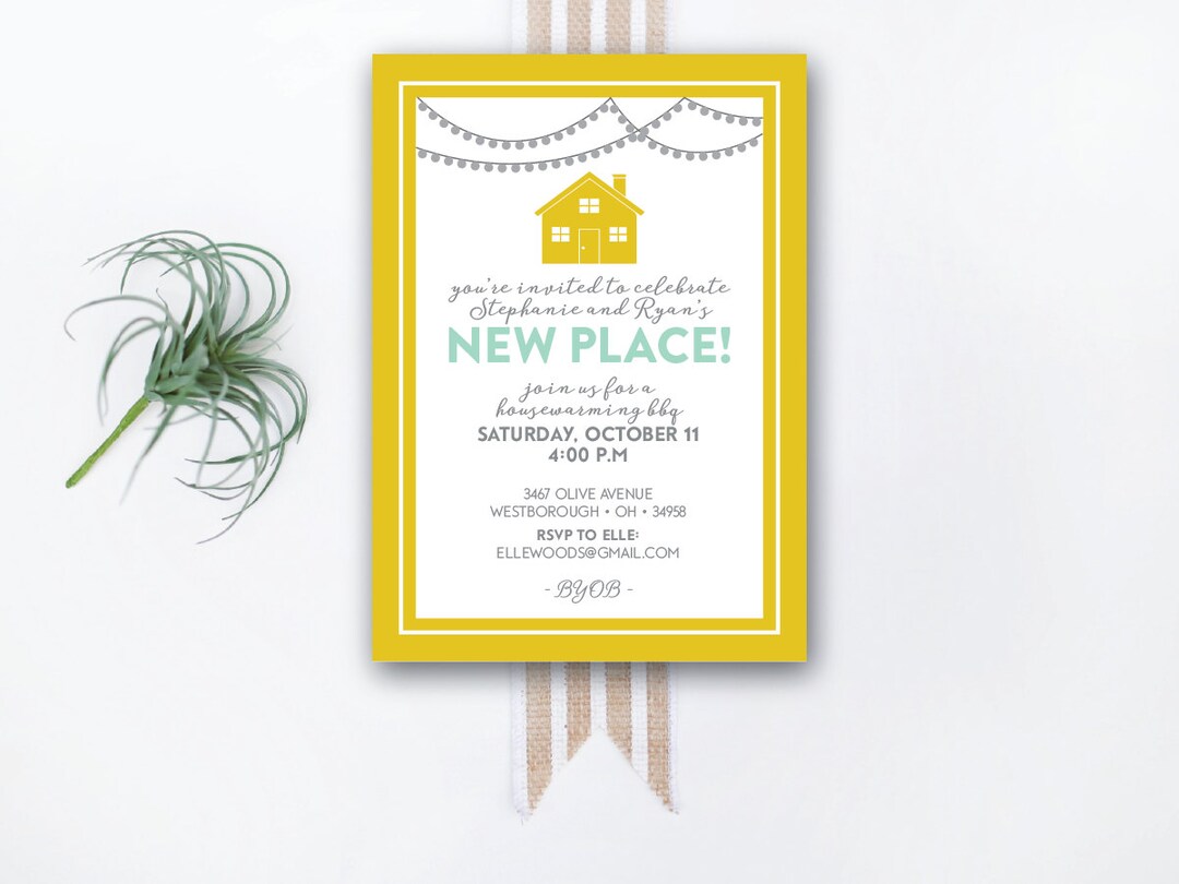 INSTANT DOWNLOAD Housewarming Invitation / Housewarming Party / New ...