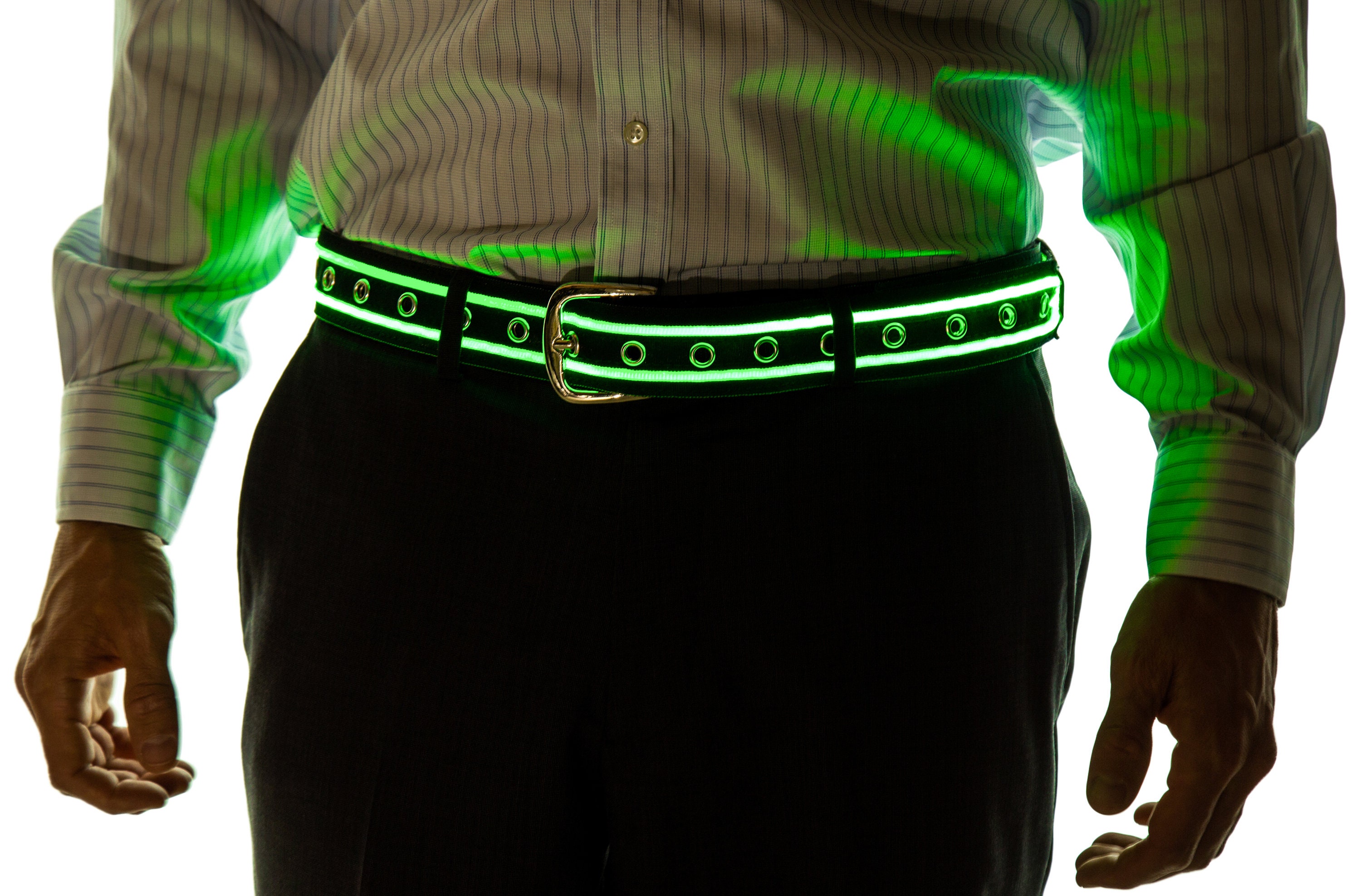 Light up LED Belt Glow in the Dark Light Up Rave Wear | Etsy
