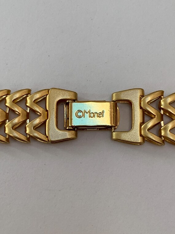 RESERVED for M !Vintage Monet unique design, gold ton… - Gem