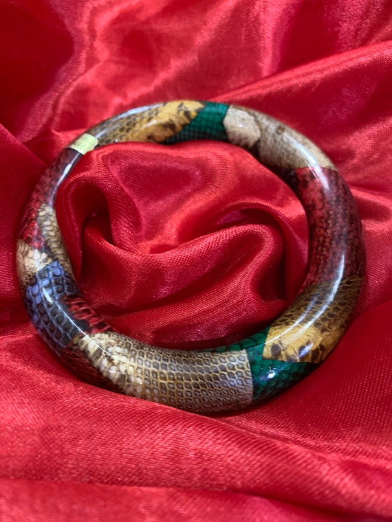 Snakeskin bracelet - Gem