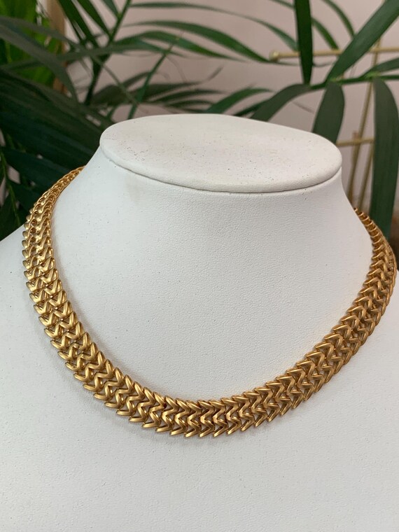 RESERVED for M !Vintage Monet unique design, gold ton… - Gem