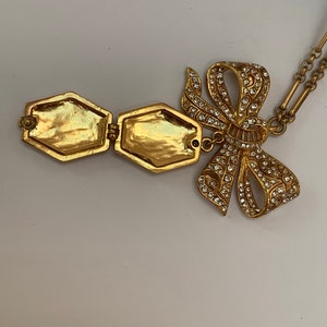 Vintage From 90s J. Crew Bow With Clear Rhinestone/crystals and Pink ...