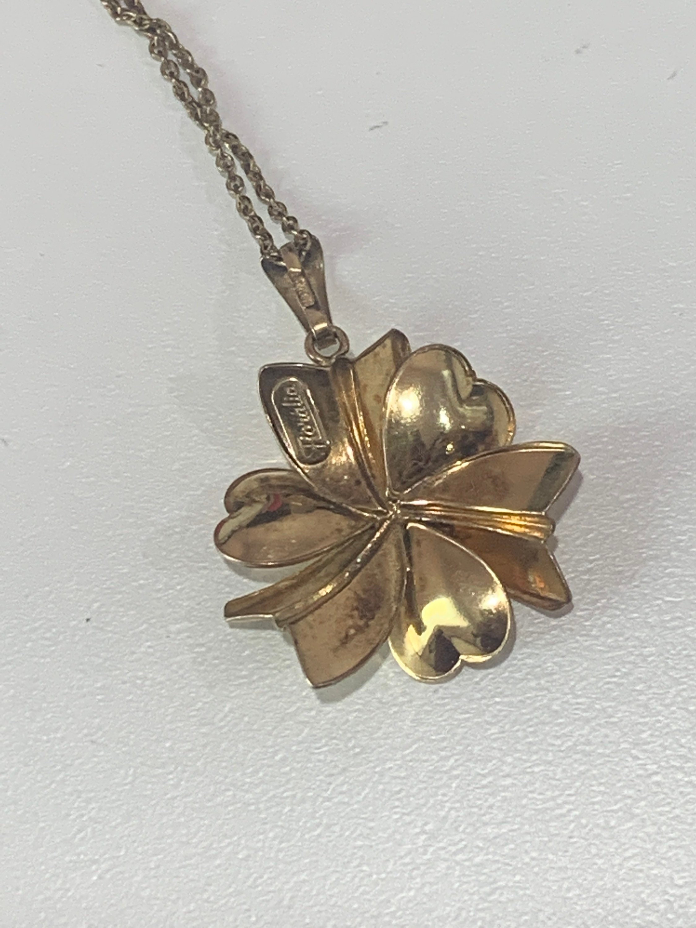 Vintage Signed "floralia" - Rodi & Wienenberger Rolled Gold Stylised ...
